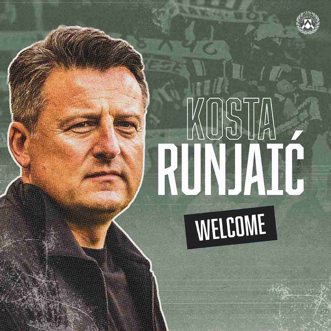 UFFICIALE Udinese, Runjaic è il nuovo allenatore UFFICIALE Udinese, Runjaic è il nuovo allenatore